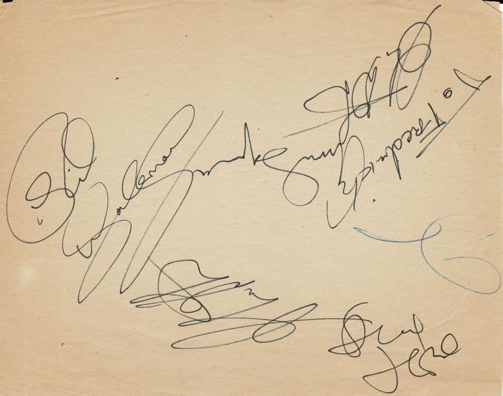 Yes Autographs - Wakeman Anderson