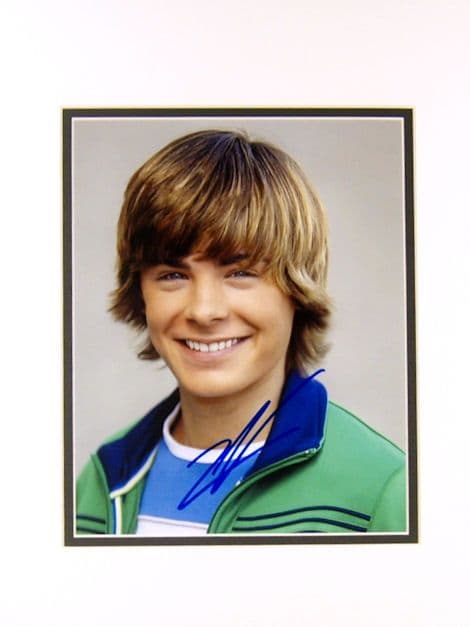 Zac Efron Autograph Signed Photo - High School Musical