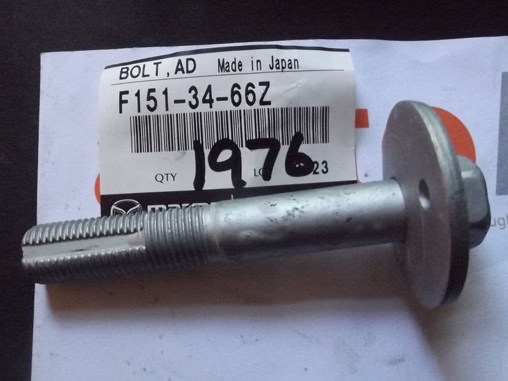Alignment camber bolt genuine Mazda MX-5 mk3 & RX8 front rearward F1513466Z