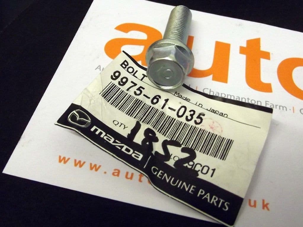Bolt brake caliper bracket mount genuine Mazda MX-5 mk2 & 1 8 mk1 front ...