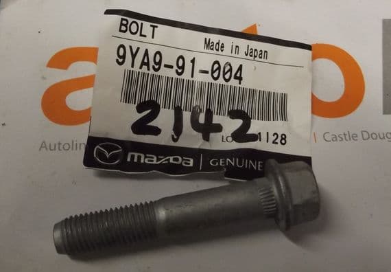 Bolt genuine Mazda MX-5 mk3 & RX8 rear hub to toe control arm pinch ...