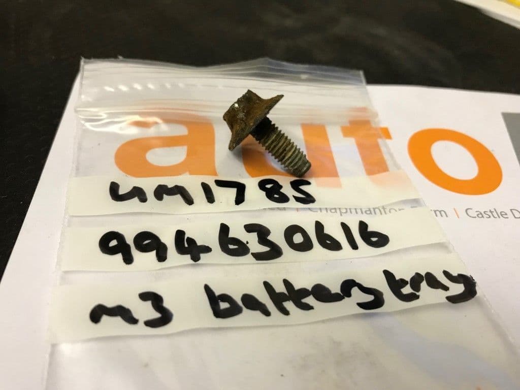 Bolt M6 Mazda MX-5 mk3 battery tray 16mm 994630616 USED