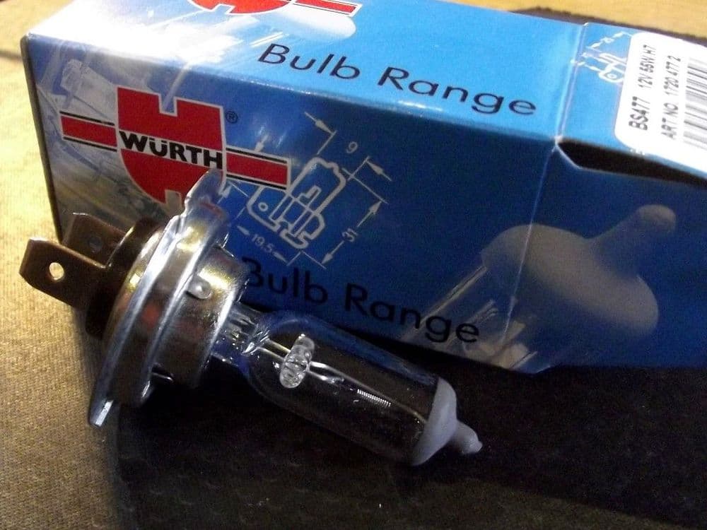 Bulb 12V 55W Halogen H7 Wurth