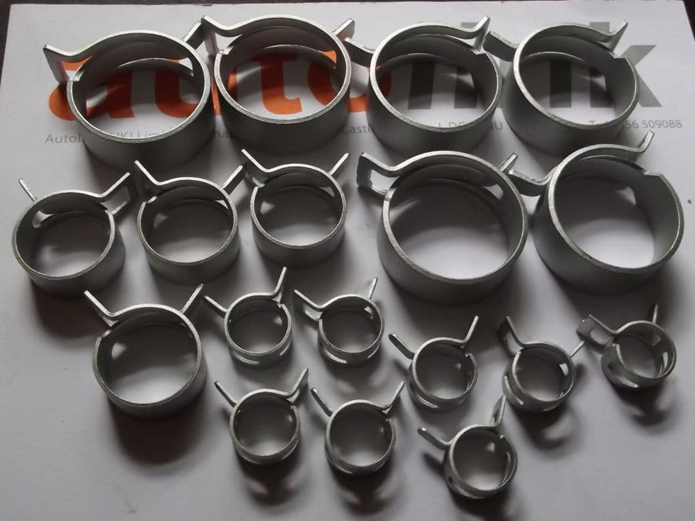 Hose clip set kit for all cooling hoses Mazda MX-5 mk1 18 OEM type hose ...