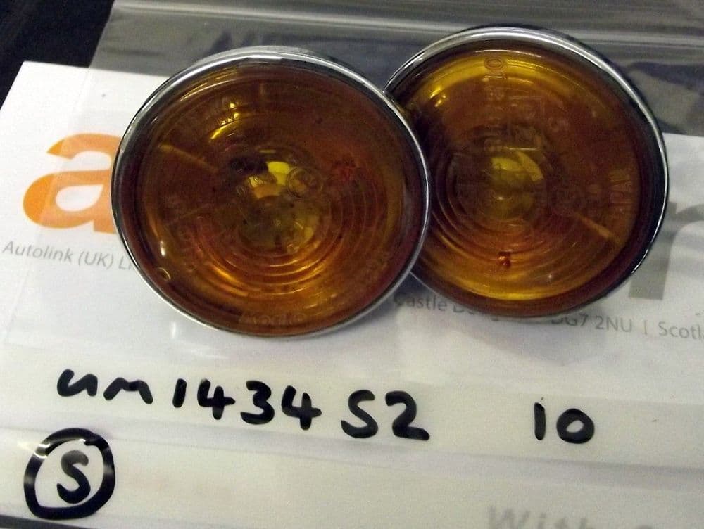Indicator side repeater set Mazda MX-5 chrome surrounds Koito pair of ...