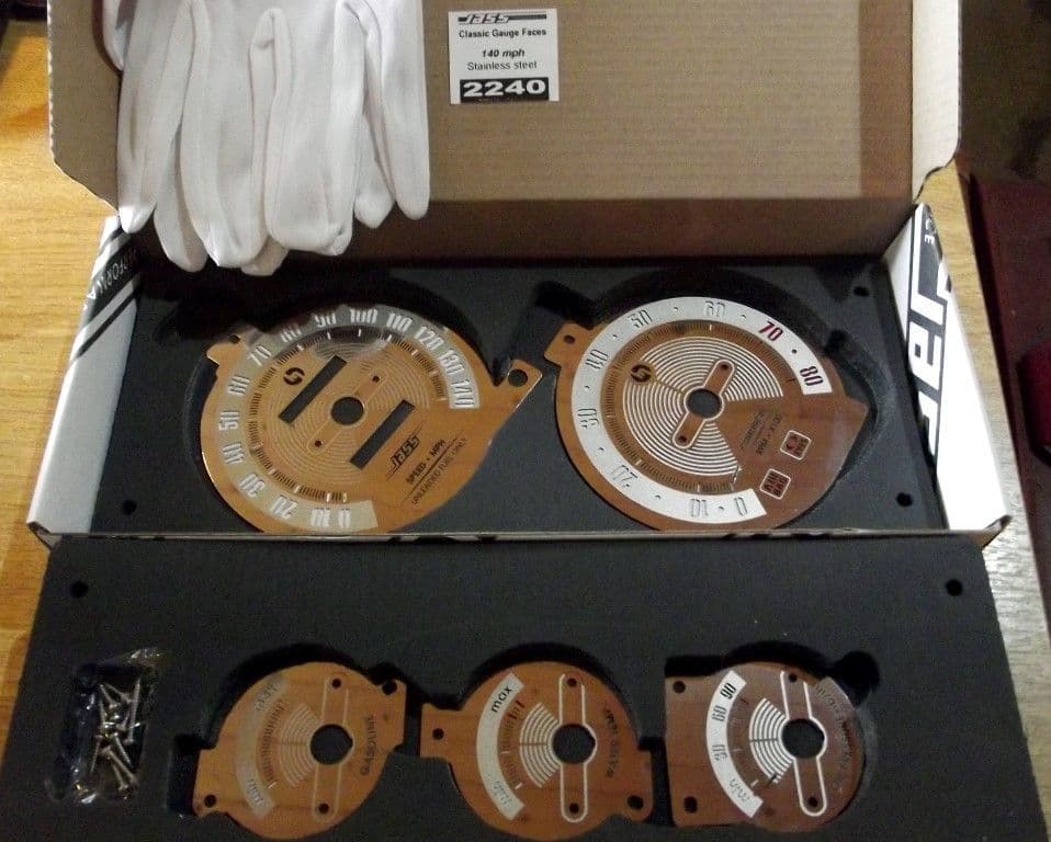 Instrument dial face set s/s Mazda MX-5 mk1 140mph JASS Performance