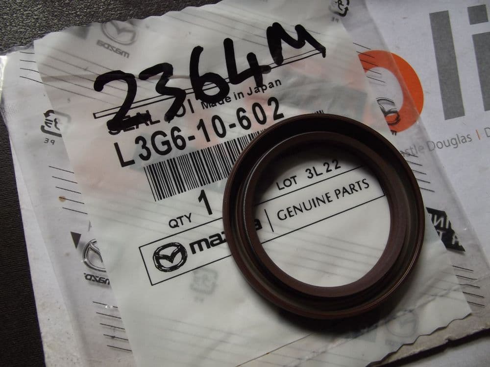 Oil seal Crankshaft front genuine Mazda MX-5 1 8 & 2 0 mk3 2005-14 ...
