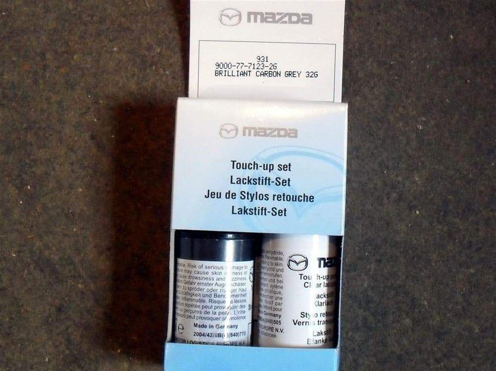 Paint touch up kit genuine Mazda 32G Brilliant Carbon Grey
