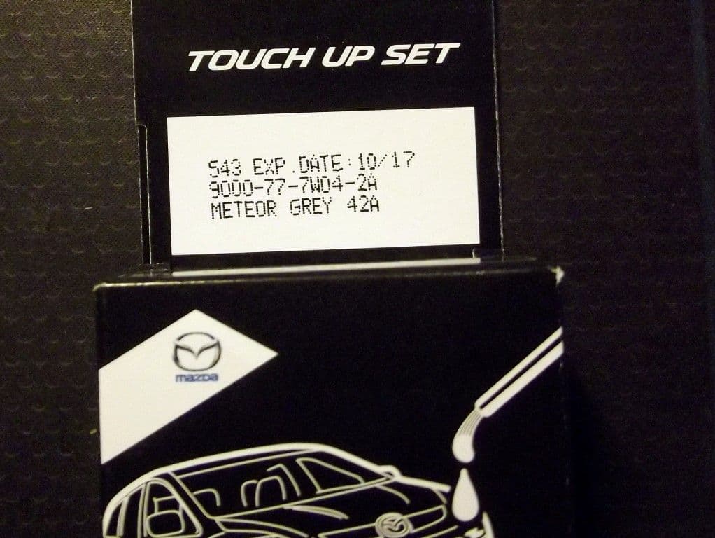 Paint touch up kit genuine Mazda 42A Meteor Grey Mica