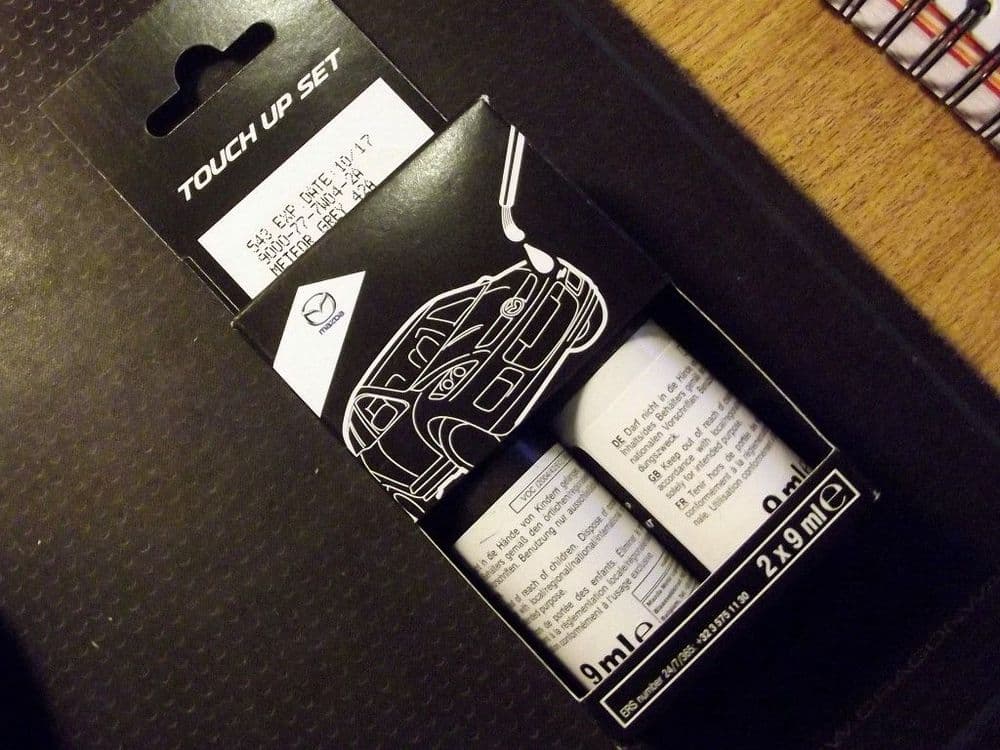 Paint touch up kit genuine Mazda 42A Meteor Grey Mica