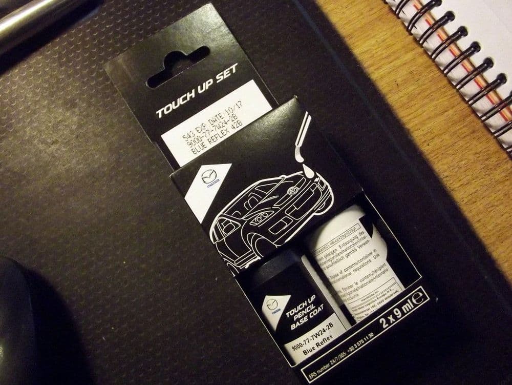 Paint touch up kit genuine Mazda 42B Blue Reflex Mica