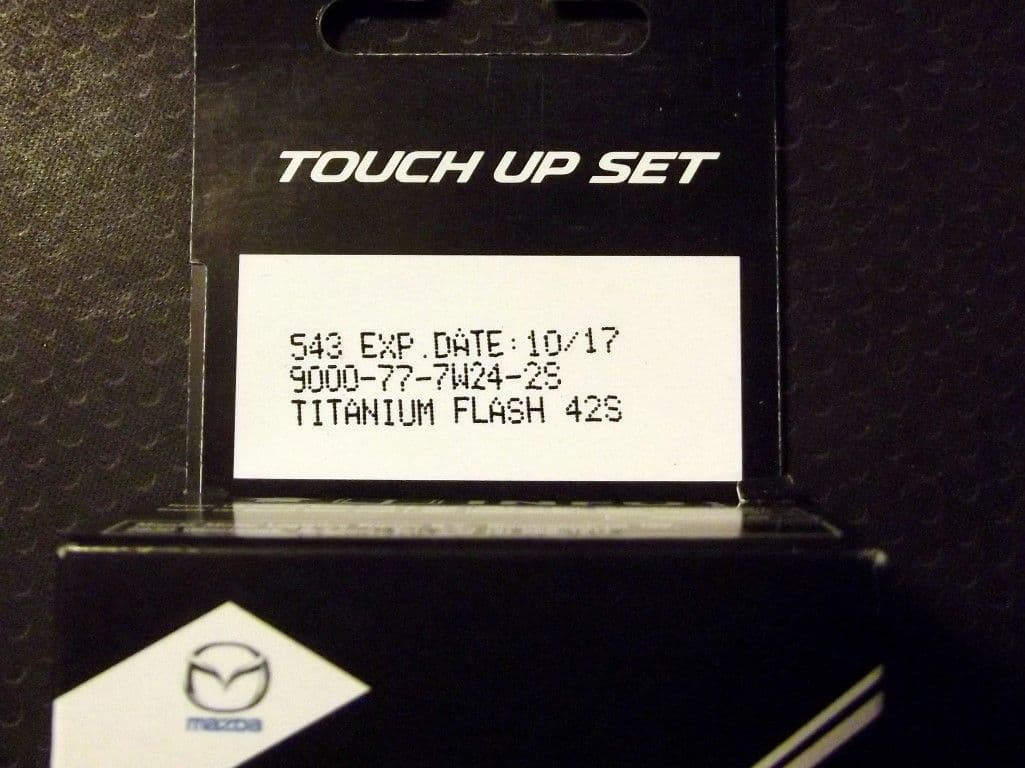 Paint touch up kit genuine Mazda 42S Titanium Flash