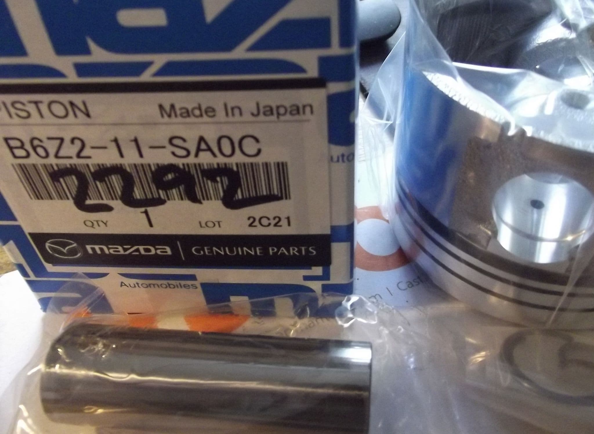 Piston Mazda MX-5 1 6 mk1 standard size B6Z211SA0C