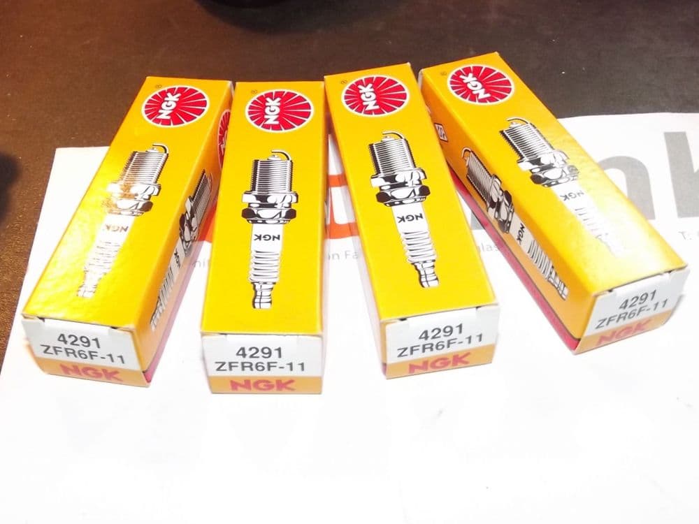 Spark plug set Mazda MX-5 mk1 long reach NGK ZFR6F-11 4 plugs