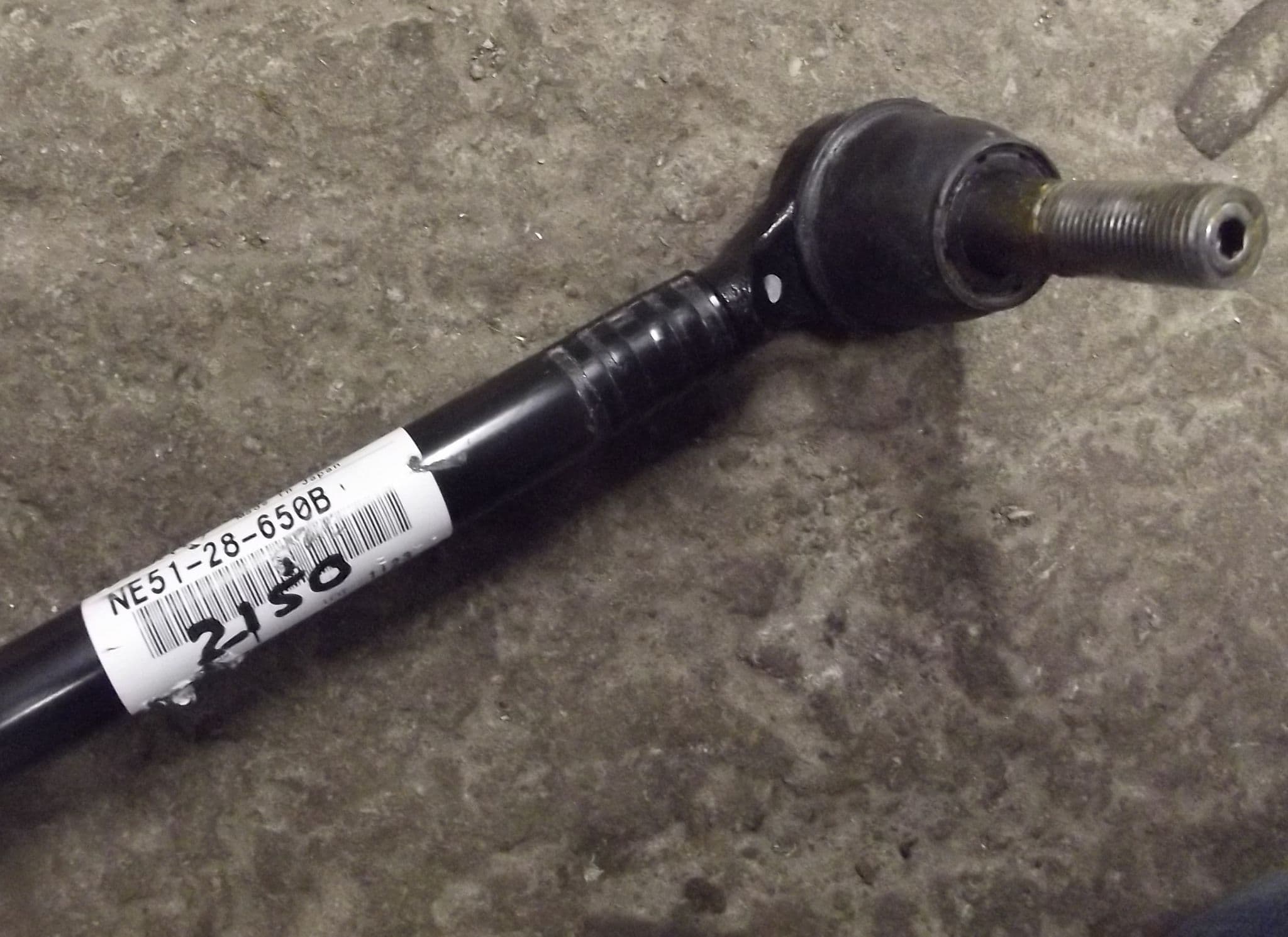 Suspension arm MX-5 mk3 rear lateral link upper rearward l/h NE5128650B