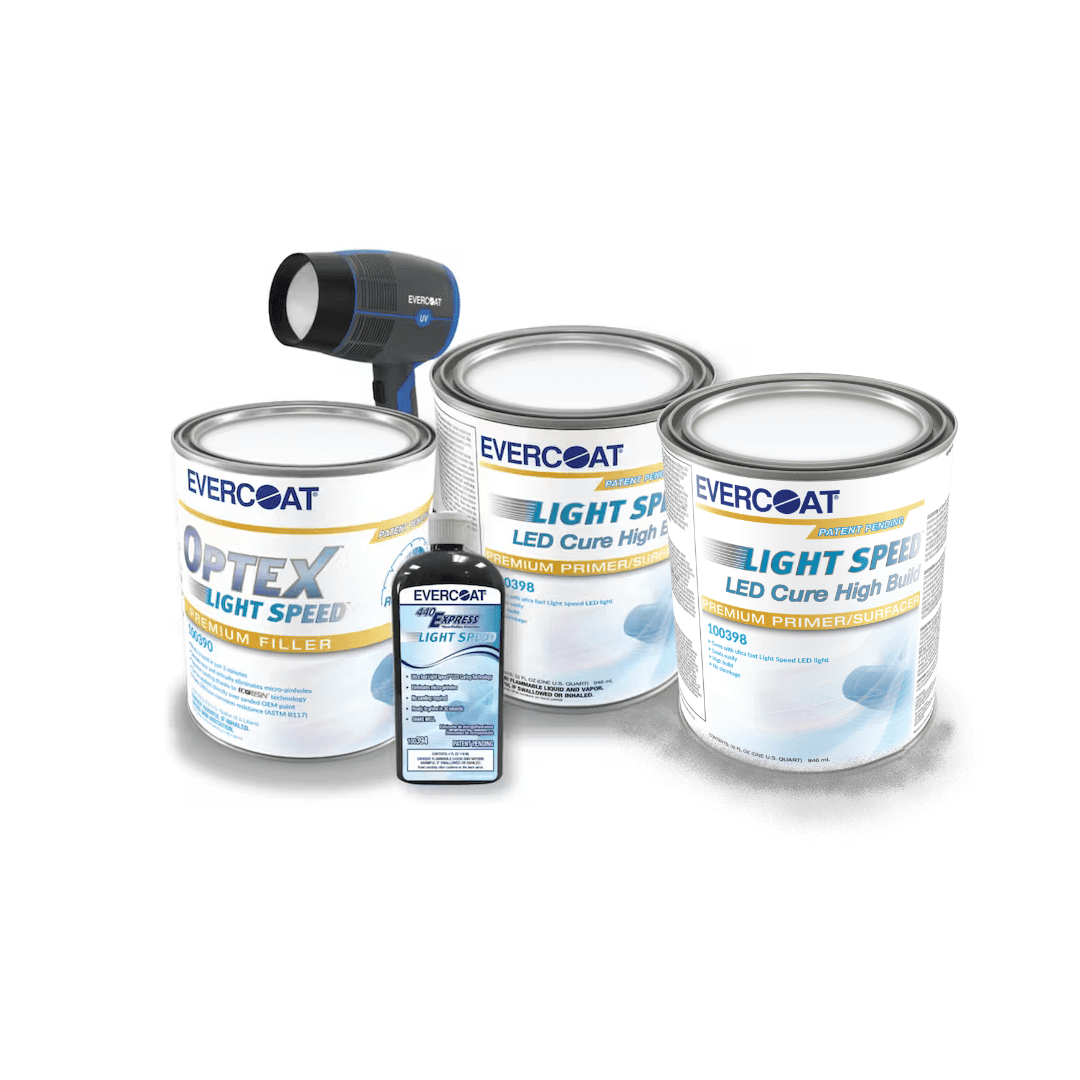 Evercoat Light Speed Optex Filler UV Lamp Package