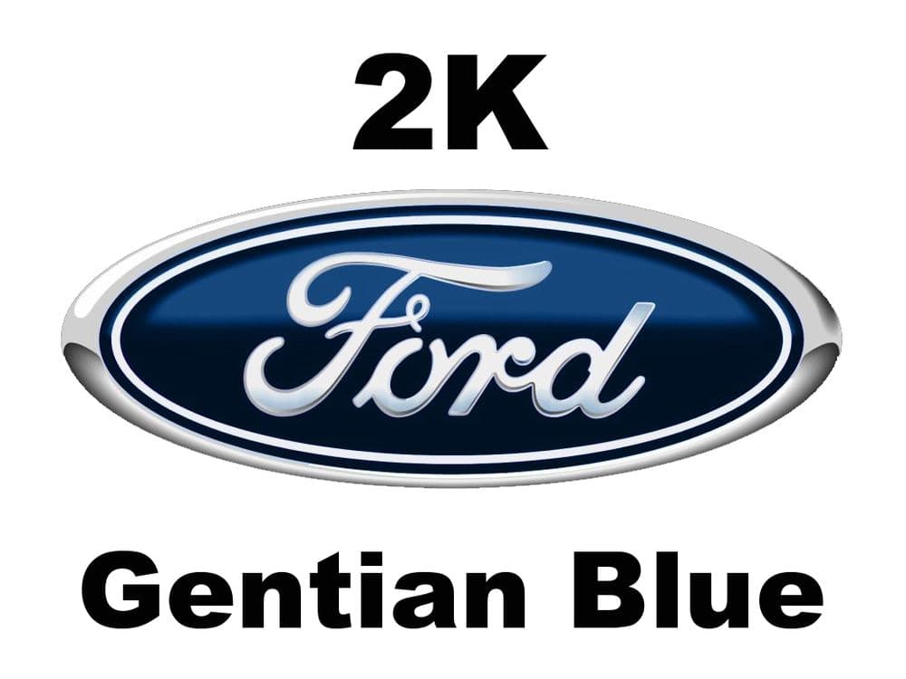 Ford BK Gentian Blue 2K Solid 2 Pack Car Paint - Prices From