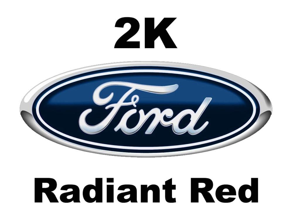 Ford P Radiant Red Solid 2K 2 Pack Car Paint Prices from