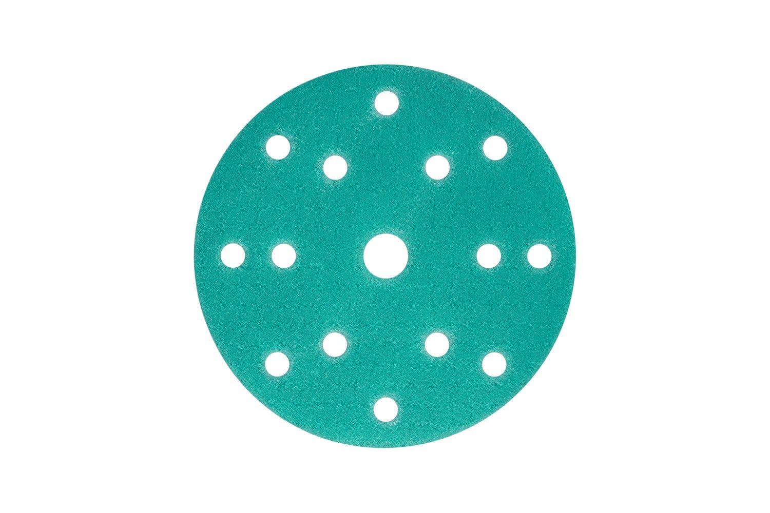 GERKO ABRASIVE FILM DISC GREEN 150 15 HOLE X 100 BOX VARIOUS GRITS