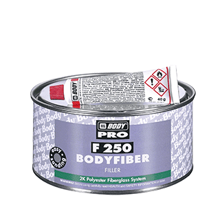 HB Body 2K BodyFiber 250 Glass Polyester Filler