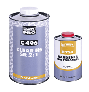 HB Body 496 2k Clear Lacquer 5L & 2 5L Activator Various Hardener 30 Off