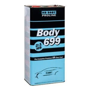 HB Body 699 2 1 Clearcoat Lacquer Kit 5L Various Activators