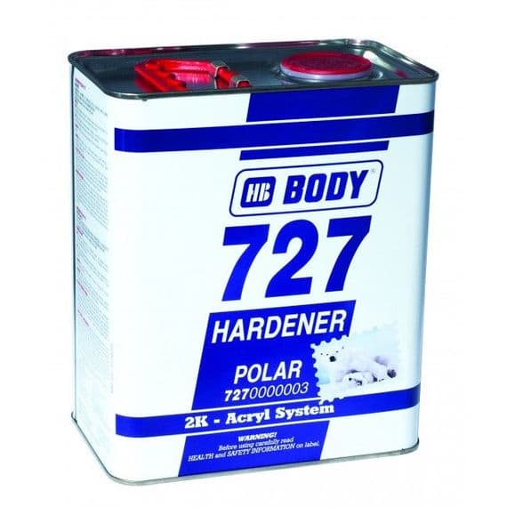 HB Body 727 Polar hardener Various Sizes