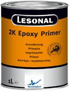 Lesonal 2K Epoxy Primer 1L With 500ml of Epoxy Hardener