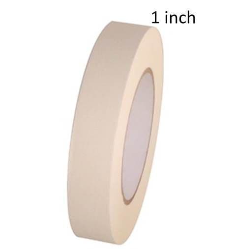 Masking Tape Roll 1" 24mm x 50m Box of 36 or Individually priced