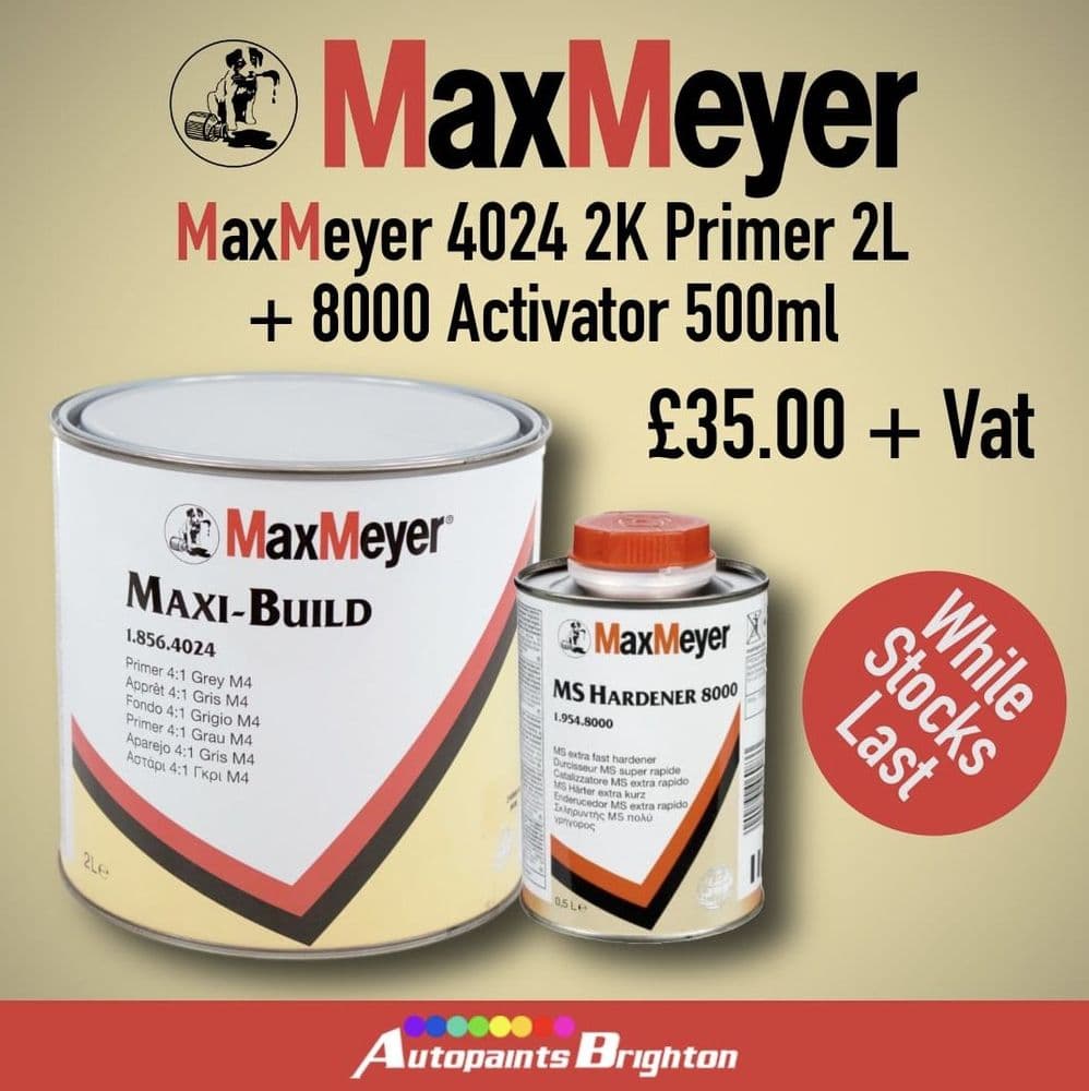 MaxMeyer 4024 was 3011 HS Two Pack Primer 2L 8000 activator 500ml
