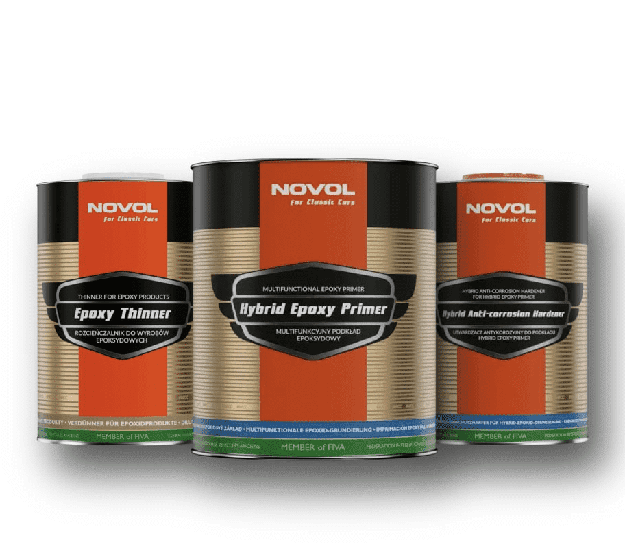 Novol Classic Car 4 1 Hybrid Epoxy High Build Primer Kit 4 5L