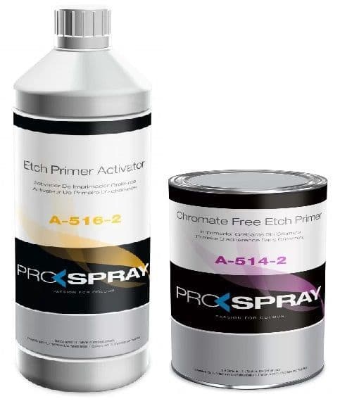 Pro Spray 2K Etch Primer 1L with 1L of Activator