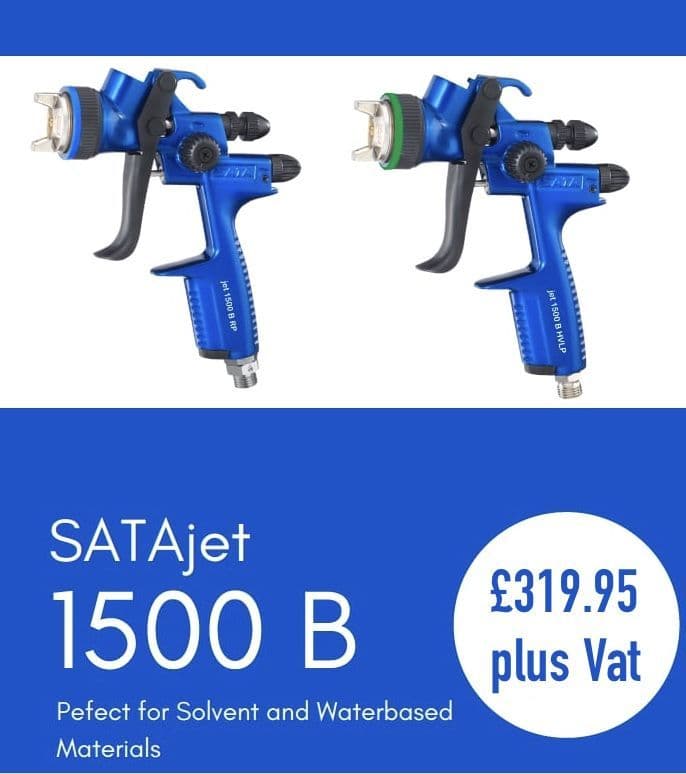 SATAjet 1500 B HVLP or RP with reusable cup