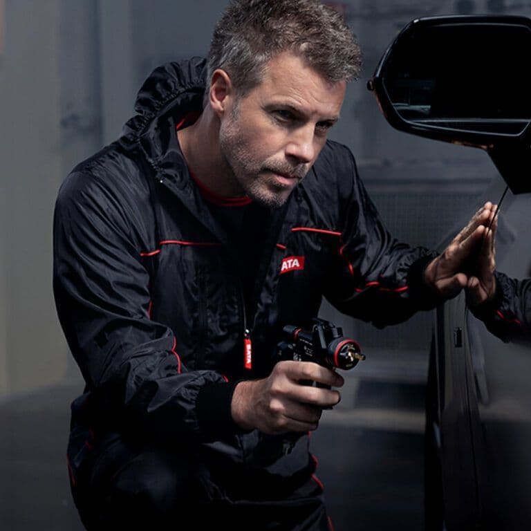 SATAjet X Digital Pro Spray Gun RP OR HVLP with Adam X Pro Digital Gauge