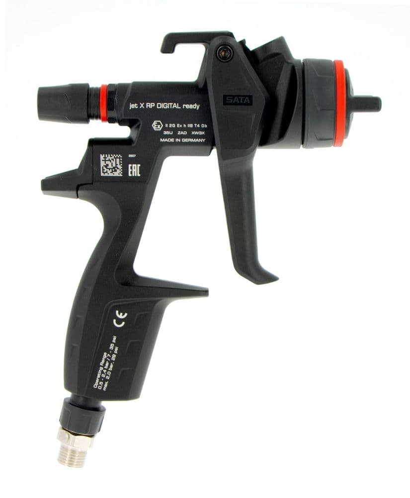 SATAjet X Digital Pro Spray Gun RP OR HVLP with Adam X Pro Digital Gauge