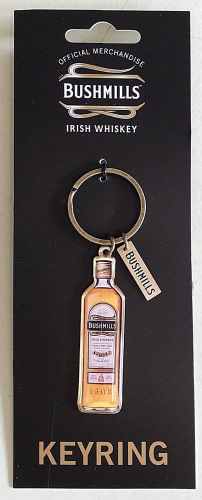 Bushmills Irish Whiskey Bottle Keyring sg