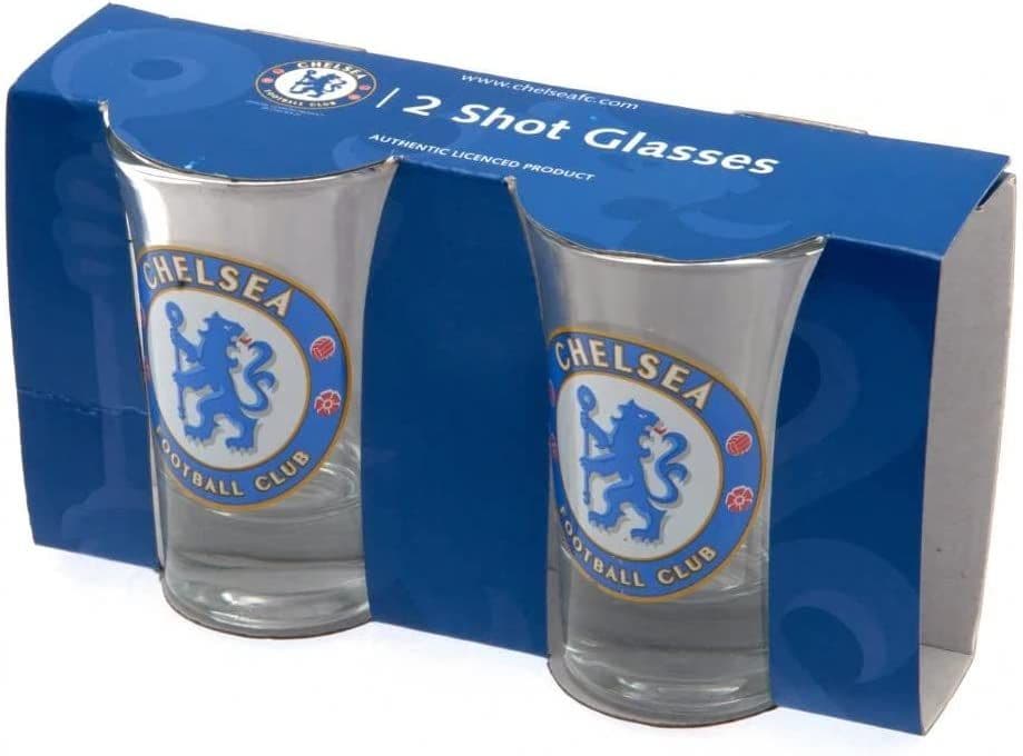 Chelsea FC Set of Two Shot Glasses bst
