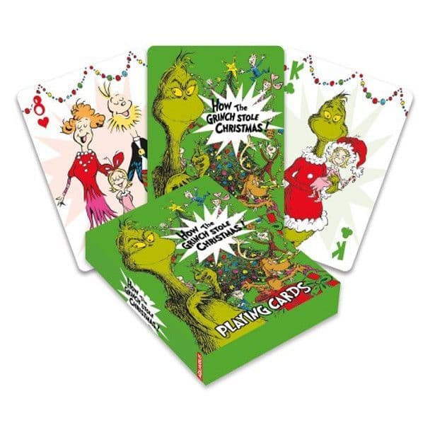 Dr Seuss How The Grinch Stole Christmas set of 52 playing cards jokers