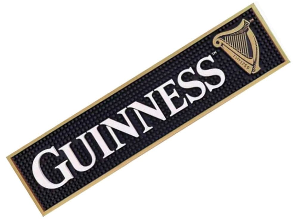 Guinness Harp / Gold Border PVC Bar Spill Mat