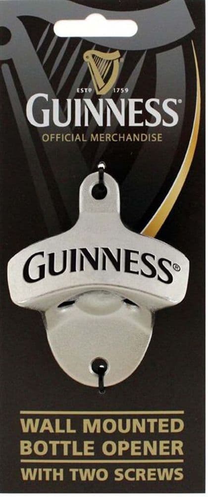 Guinness Wall Mounted 3d Bottle Opener