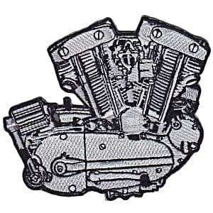 Harley Davidson Ironhead XL Sportster Engine iron-on/sew-on cloth patch lbc