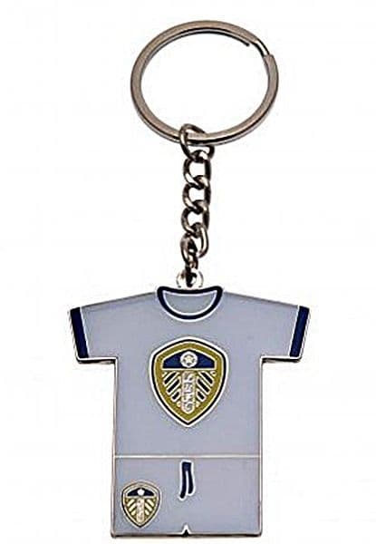 Leeds United FC Kit metal / enamel keyring spg