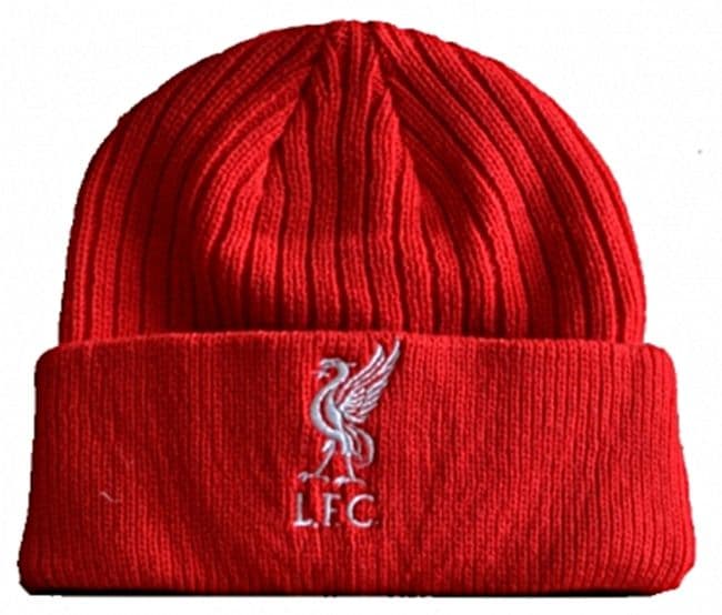 Liverpool FC Woven turned up Beanie Hat - official product bb