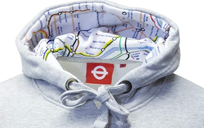 London Underground Official "Underground" Grey Hoodie SMALL GWC