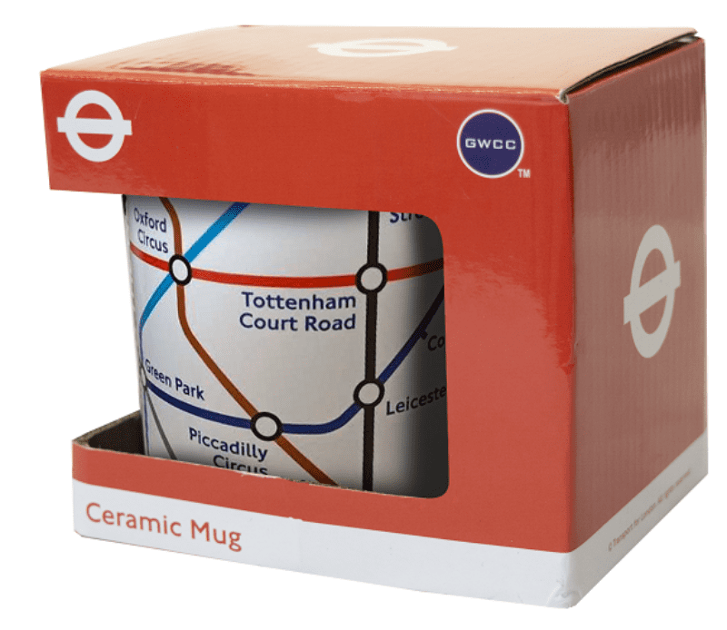 London Underground Tube Map Print White Ceramic Mug GWC