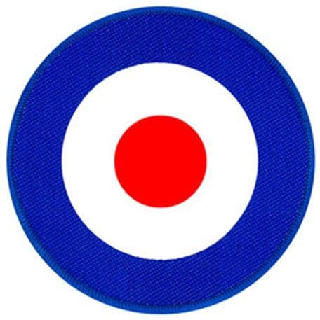 Mod / RAF target round large sew-on backpatch 280mm rz