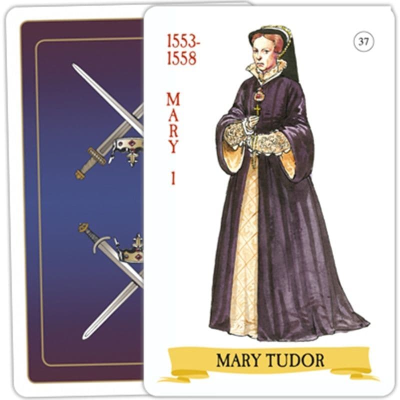 Monarchs of England playing card game & x28;hpc& x29;