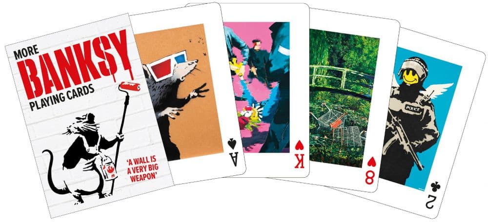 MORE Banksy set of 52 playing cards jokers - a second collection