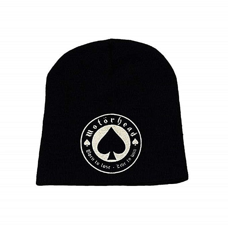 Motorhead Born To Lose Logo Black Beanie Hat rz