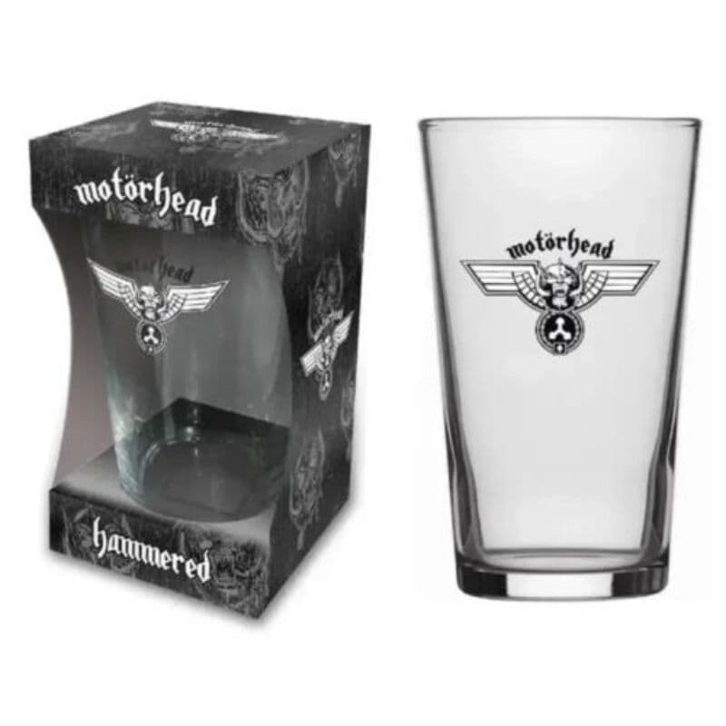 Motorhead Hammered Beer Glass rz